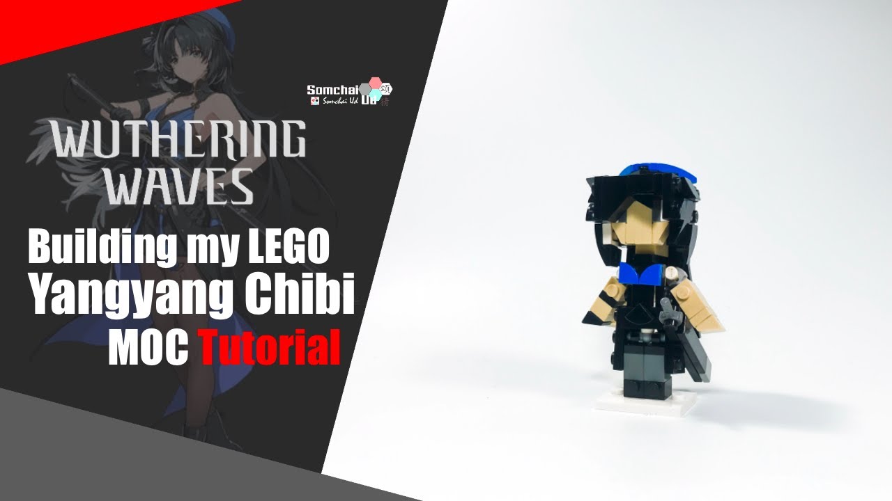 LEGO Wuthering Waves Yangyang Chibi MOC Tutorial | Somchai Ud - YouTube