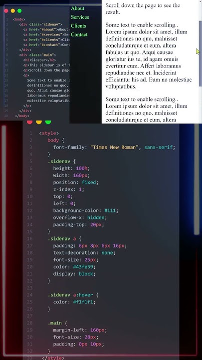 Make Scroll Bar Using Html Css Javascript Css Html Webdevelopment