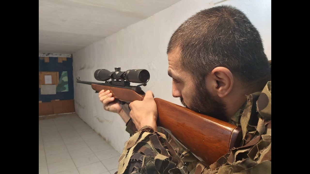 atıcılıq poliqonu-Toz-8 və Toz-12 tüfənglərindən atəş - стрельба из ...