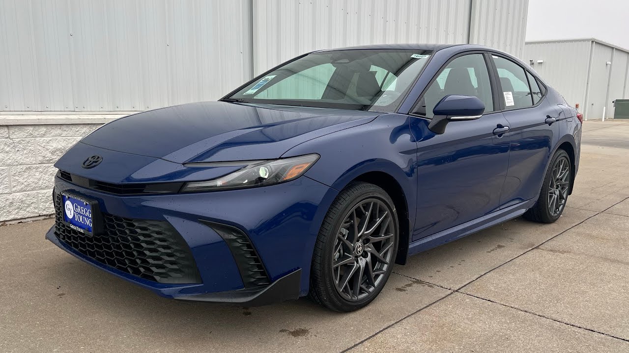 2025 Toyota Camry SE AWD In Reservoir Blue - YouTube