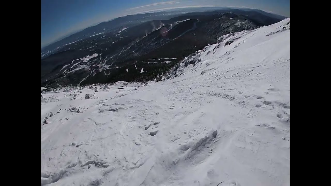 Profanity Chute - Stowe, VT backcountry - Jan 24, 2022 - YouTube
