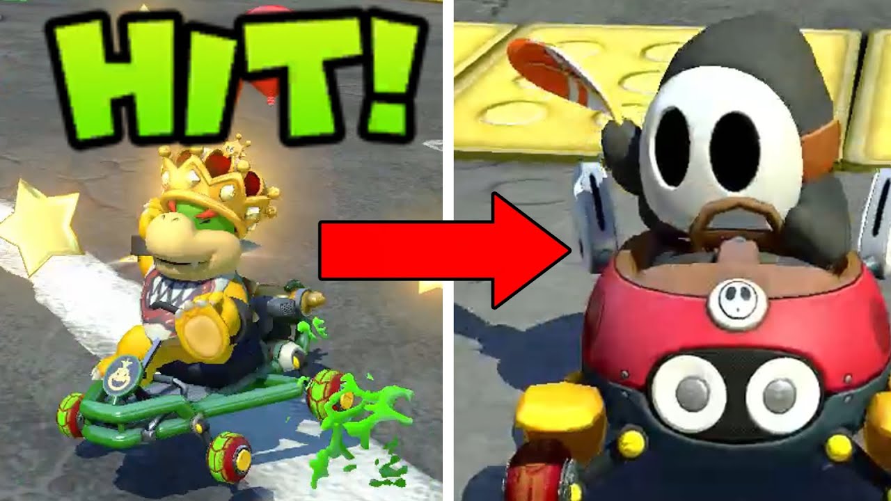 You get hit, You Switch POVs - Mario Kart 8 Deluxe - YouTube