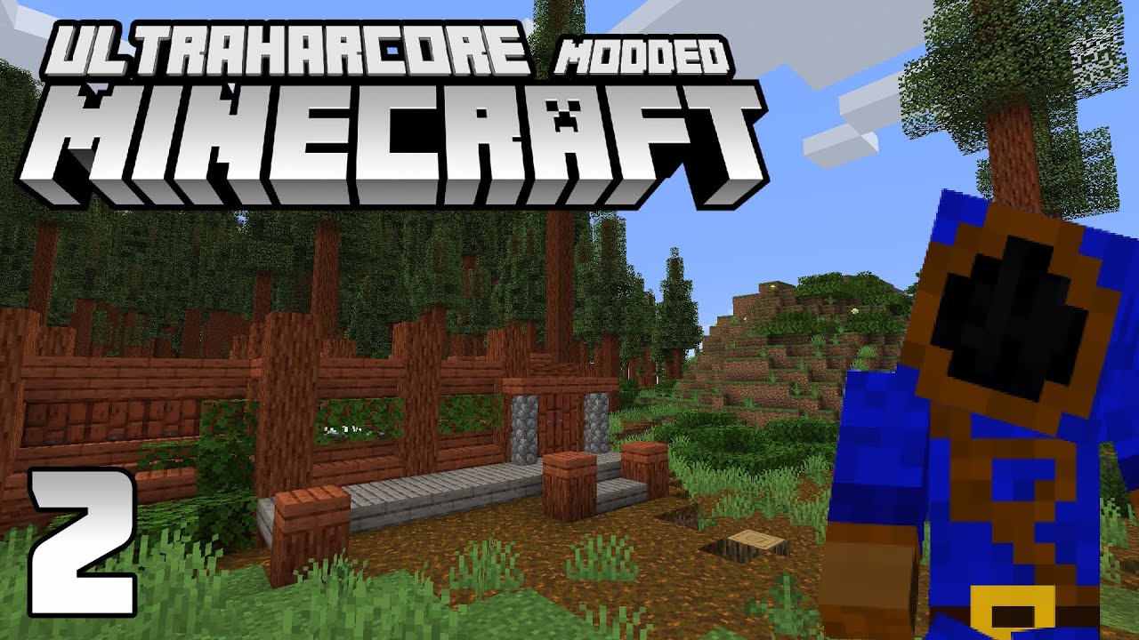 BUILDING A REDWOOD HOME! | Tyler Builds in Minecraft Modded ...