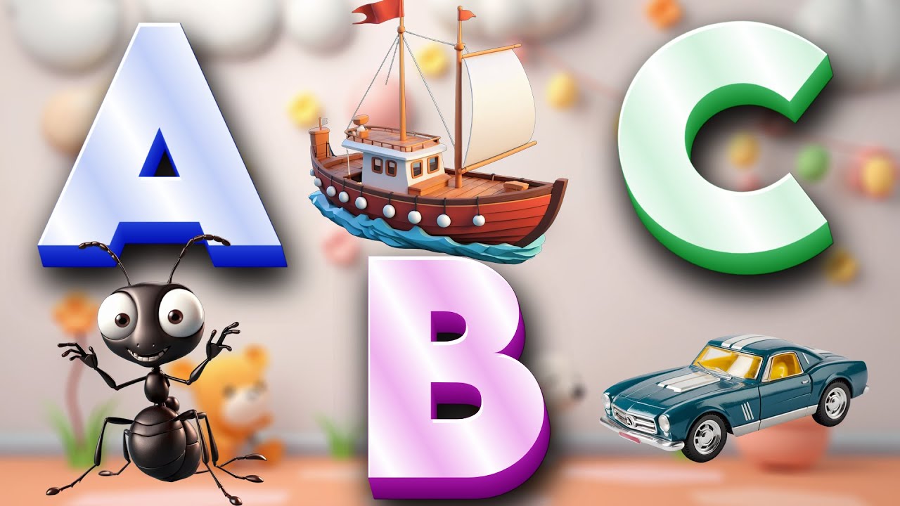 A is for Ant, ABC Phonics Song- Toddler Learning Video Songs, ABC ...