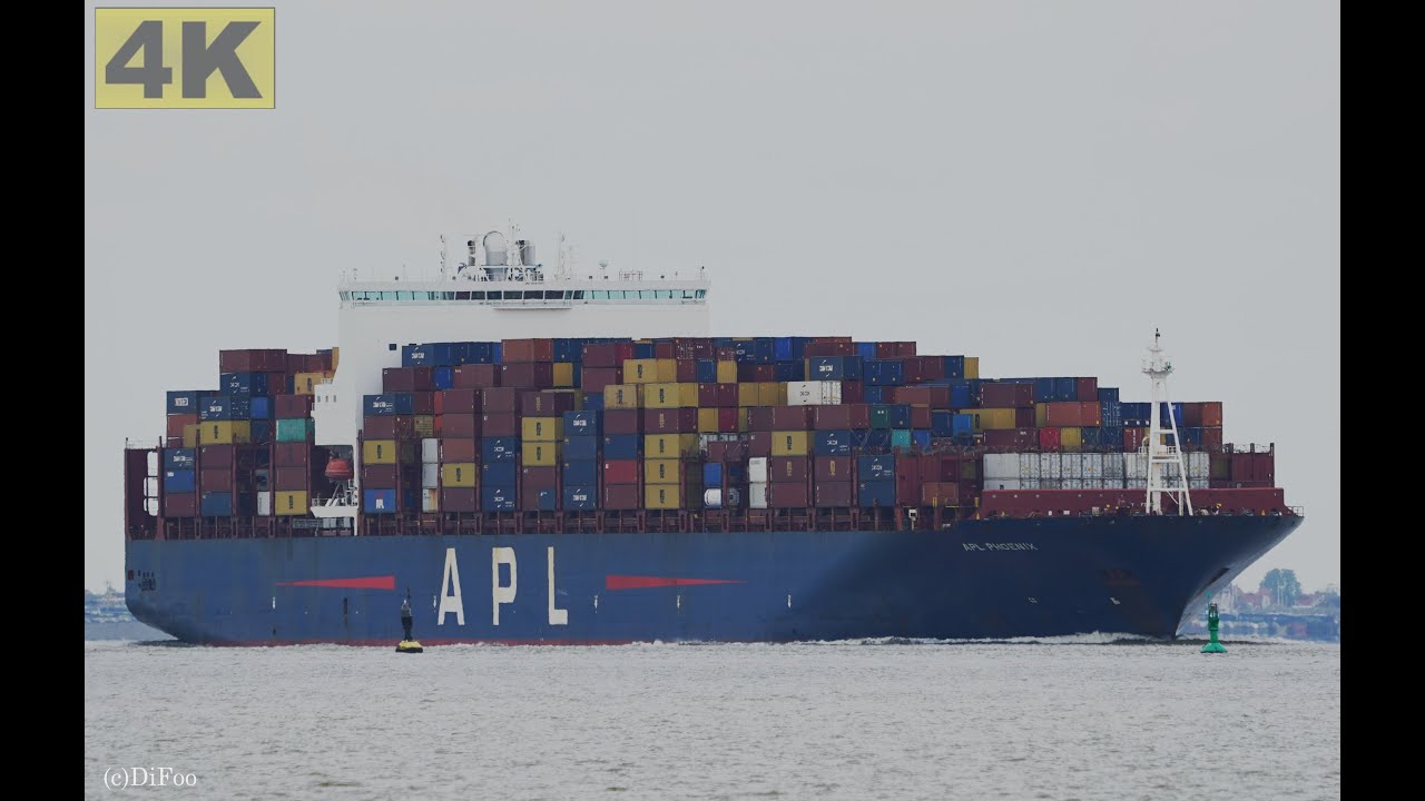 APL PHOENIX - Shipspotting Germany 🇩🇪 IMO 9597501 - River Elbe near ...