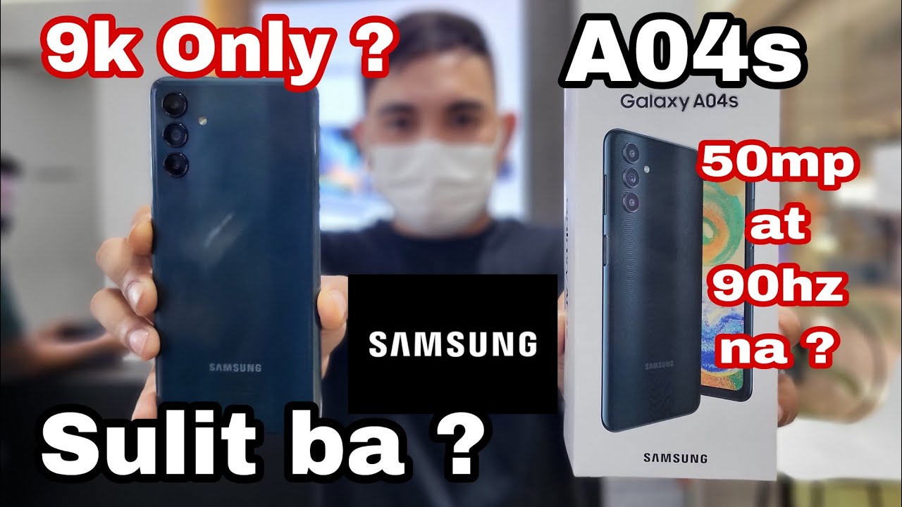 Samsung Galaxy A04s : Unboxing & Review ( Mura at Sulit na Smartphone ...