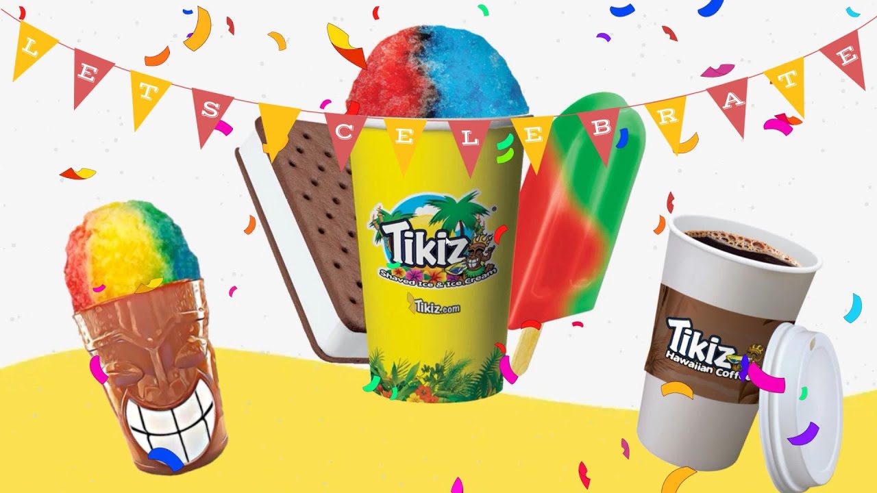 Tikiz Shaved Ice and Ice Cream Menu and Flavors - YouTube