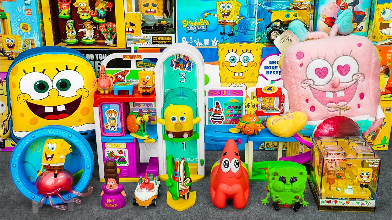 98 Minutes of Oddly Satisfying SpongeBob ASMR | Unboxing Surprise Toys ...