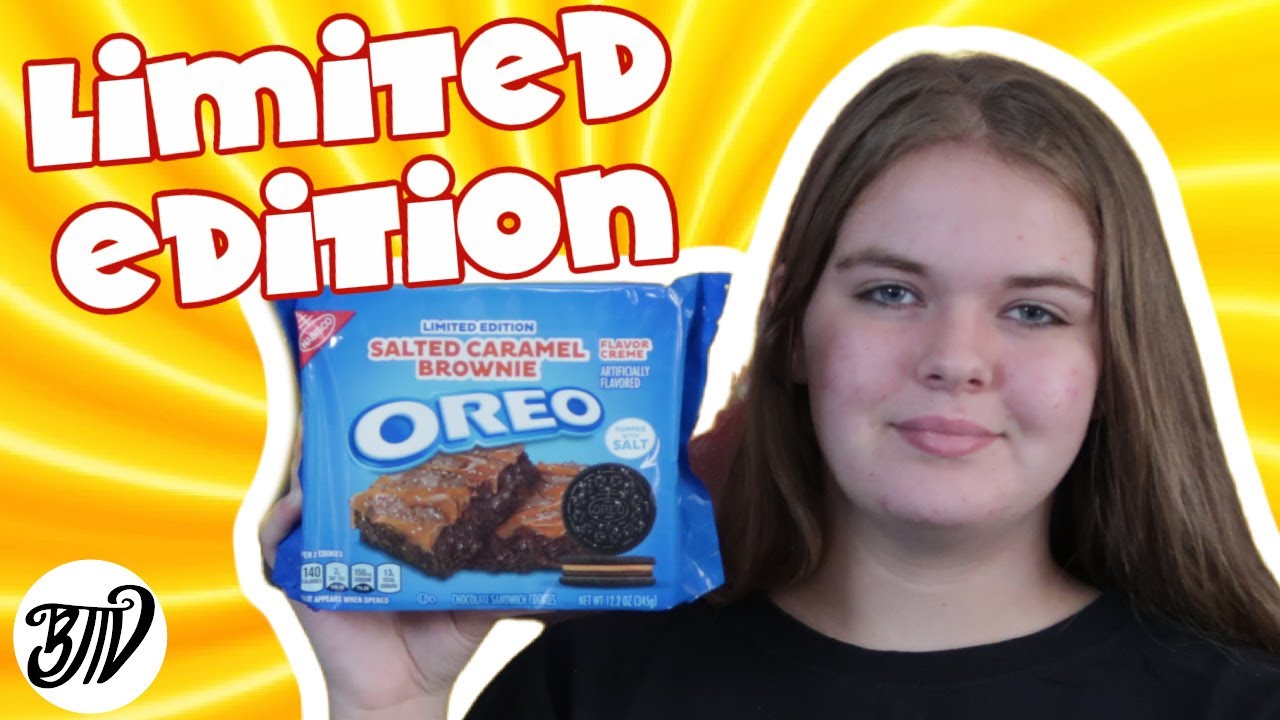 Oreos Limited Edition Salted Caramel Brownie || Taste Test Tuesday ...