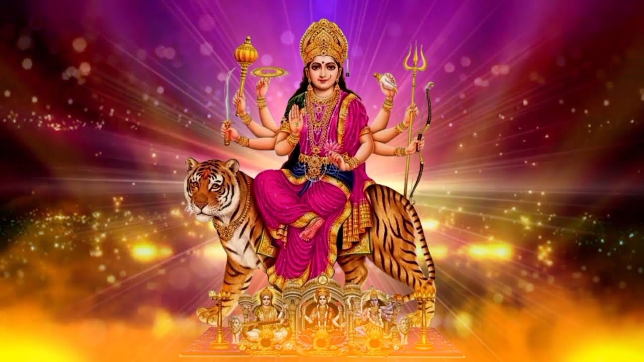 Ma durga animation background video hd | devotional background | durga ...