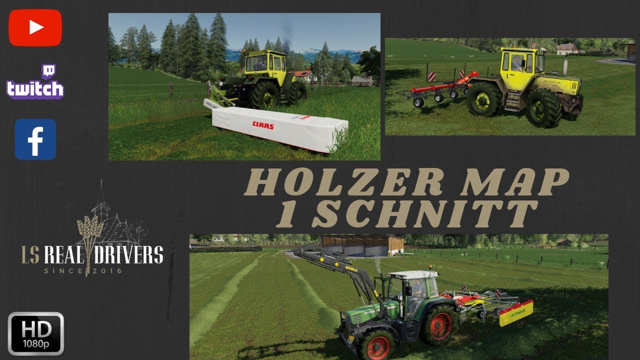 🔴LS19🙋‍♂️ HOLZER MAP [SINGEL] 🚜 1 SCHNITT 🚜 🔥 [17.04.19] - YouTube