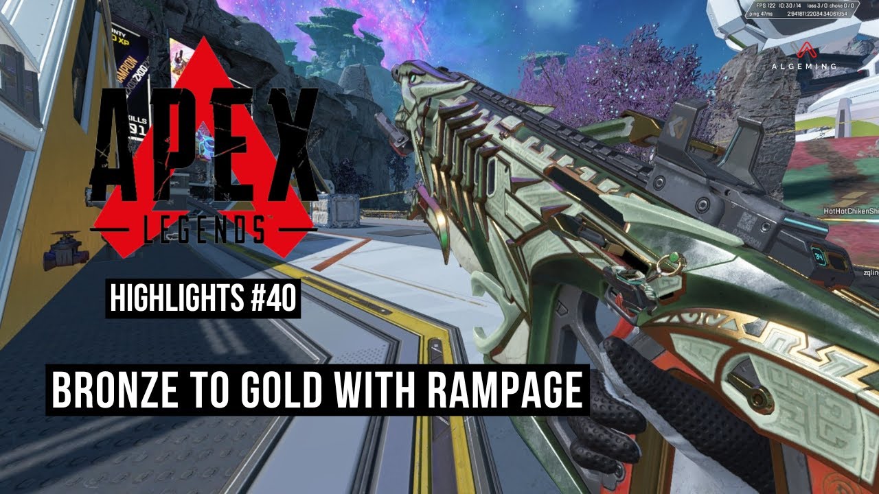 Apex Legends PC | Highlights #40 "Bronze to Gold With Rampage" - YouTube
