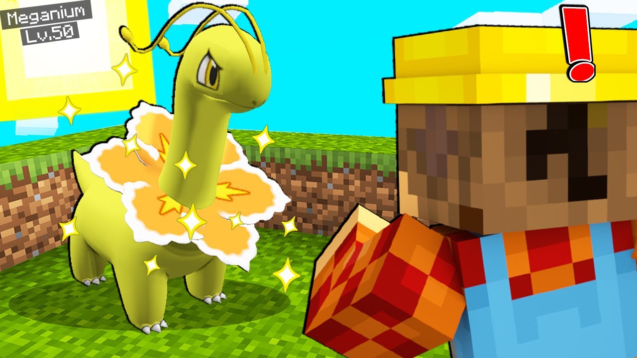 PRIMA EVOLUZIONE SHINY POKEMON NELLA PIXELMON SU MINECRAFT ITA!! - YouTube