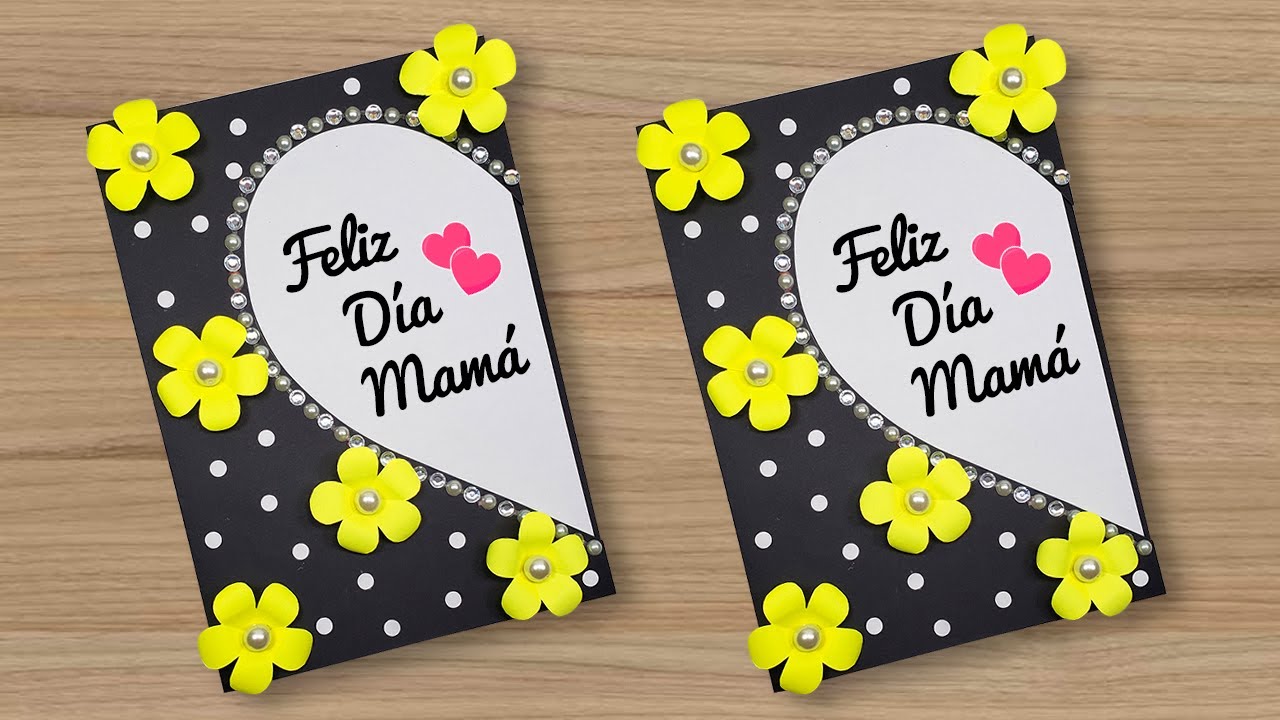 💛💛💛HERMOSA TARJETA para el día de la MADRE 💛💛💛 Mother's Day Card 😍DIY ...