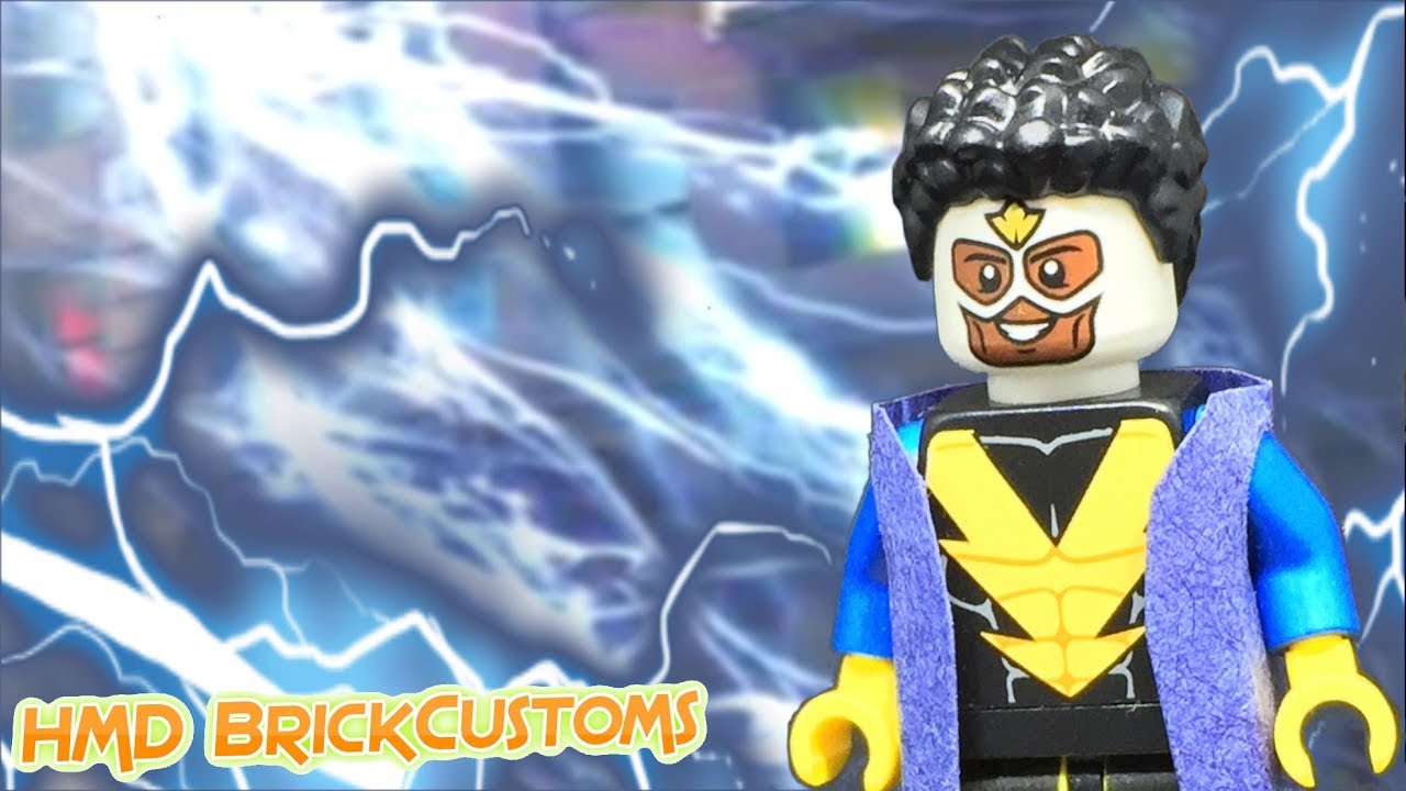 Custom LEGO DC Comics STATIC SHOCK Minifigure - YouTube
