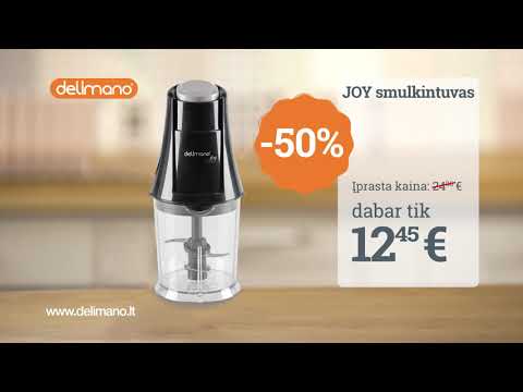 Delimano Joy smulkintuvas - YouTube