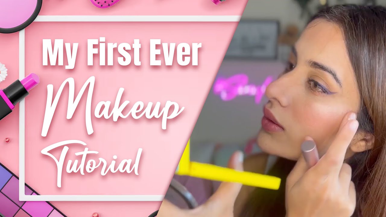 My First Ever Makeup Tutorial | Sara Gurpal Vlogs - YouTube