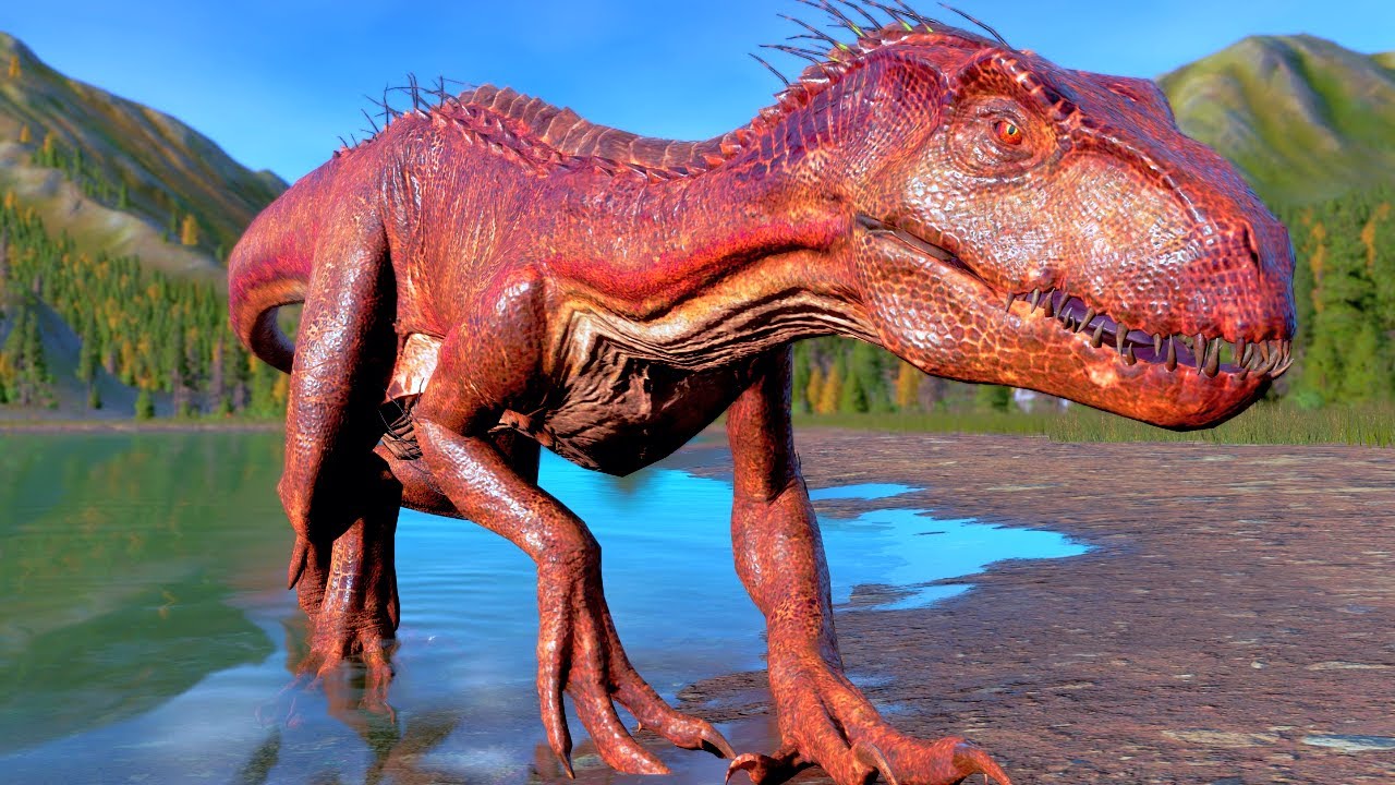 INDORAPTOR vs SCORPIOS Rex Dinosaurs Fighting in Oregon | Jurassic ...