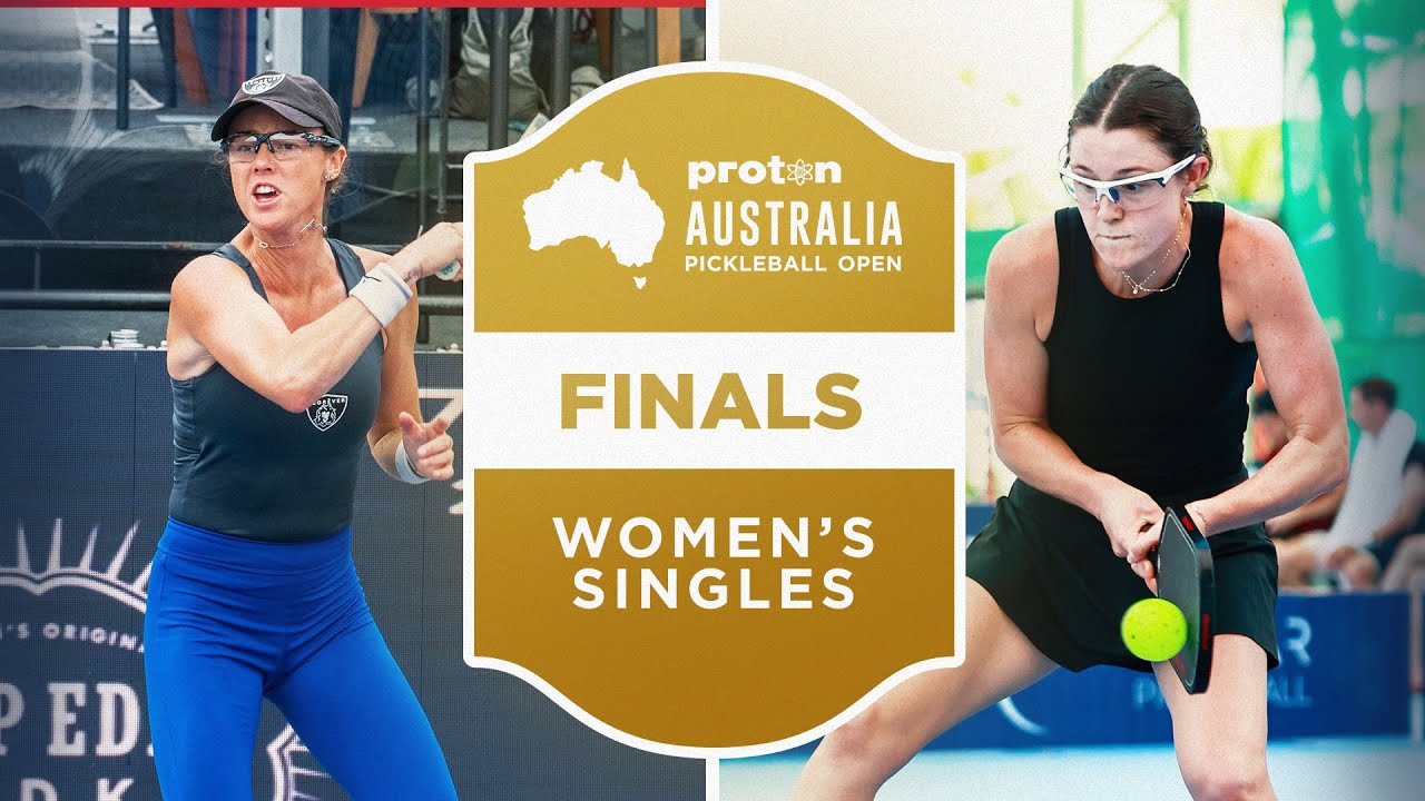 Kaitlyn Christian v Somer Dalla-Bona at the Proton Australia Pickleball ...