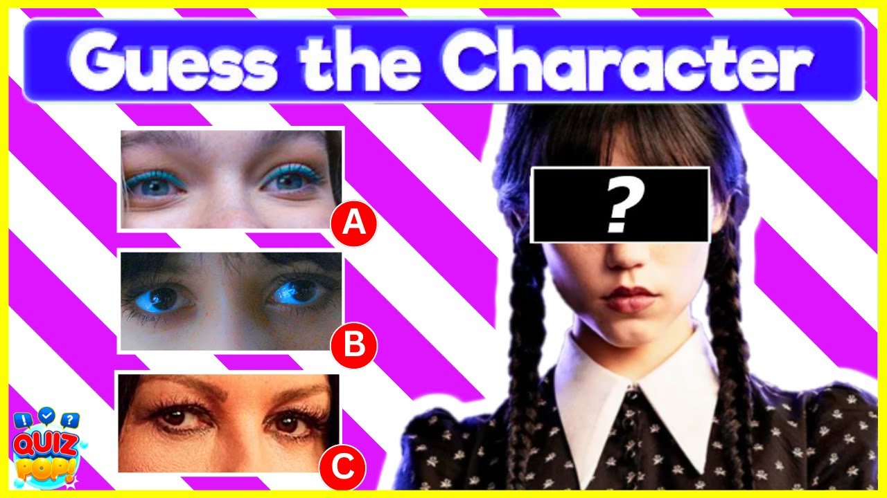 Can You Guess the Wednesday Character by Eyes?👀 | Wednesday Netflix ...