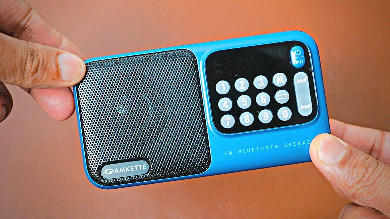 Amkette Pocket Mate FM Radio with Bluetooth Speaker | Best Bluetooth ...