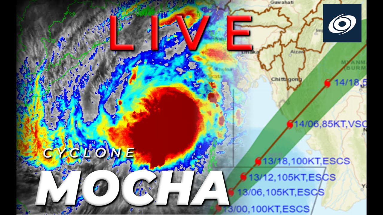 Powerful Cyclone Mocha on its way - Live Update May 13, 2023 - YouTube