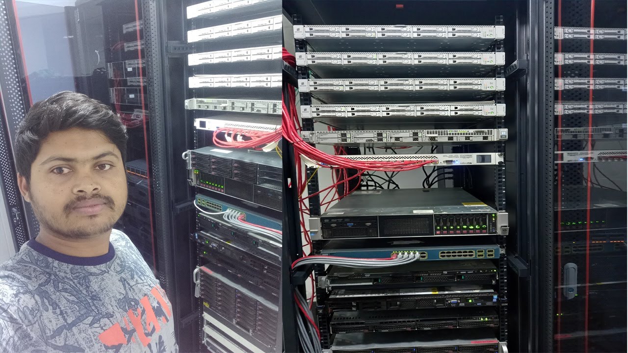 server room cable management - YouTube