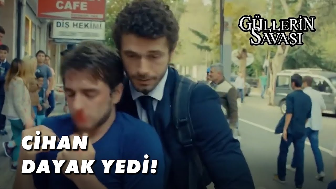 Mert, Cihan'ı Dayak Yerken Buldu! - Güllerin Savaşı 12.Bölüm - YouTube