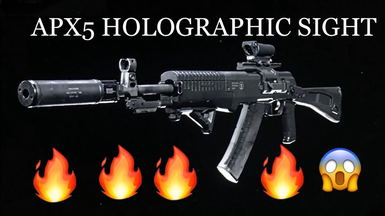 Modern Warfare AN-94/W APX5 HOLOGRAPHIC SIGHT.(INSANE) - YouTube