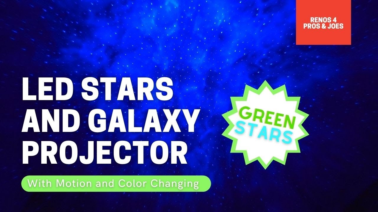 BLISSLIGHTS SKYLITE GREEN GALAXY REVIEW | Led Star Projector with Green ...