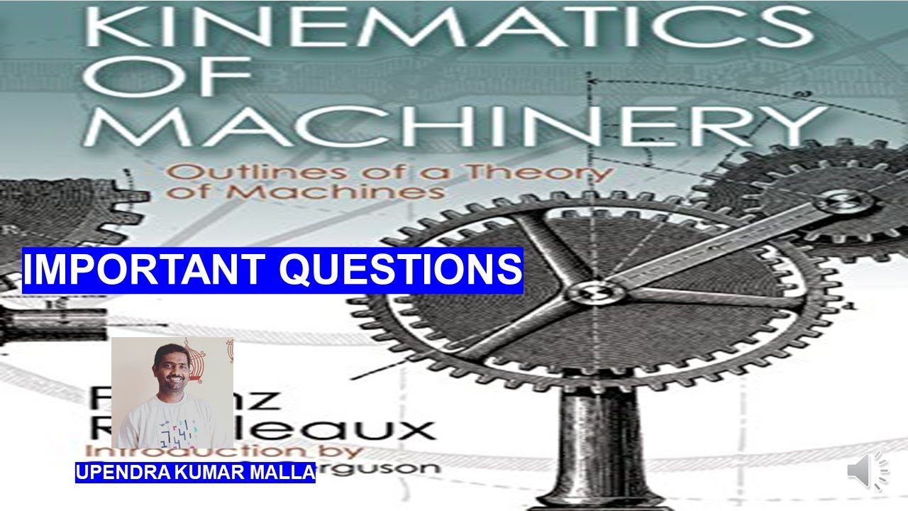 Kinematics of Machinery Important Questions | KOM | How To Pass ...