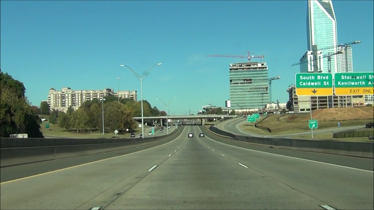 North Carolina - Interstate 277 Inner Loop (Brookshire Frwy) - Full ...