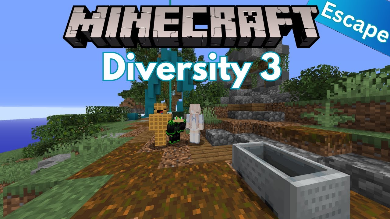 Crossing Over OBSTACLES in the Escape Branch! - Minecraft Diversity 3 w/ Josh and Mel - Ep. 4 ...