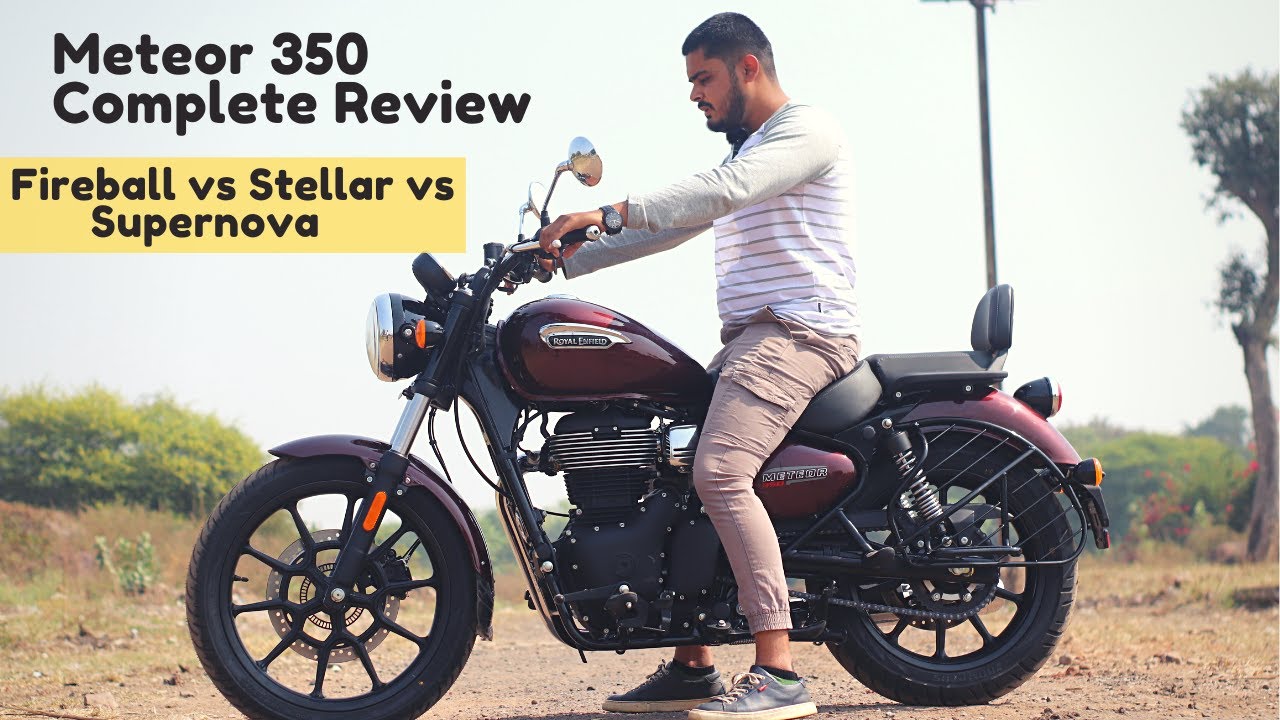 Meteor 350 Base Model vs Top Model. Complete Review. |Vibration| |Top ...