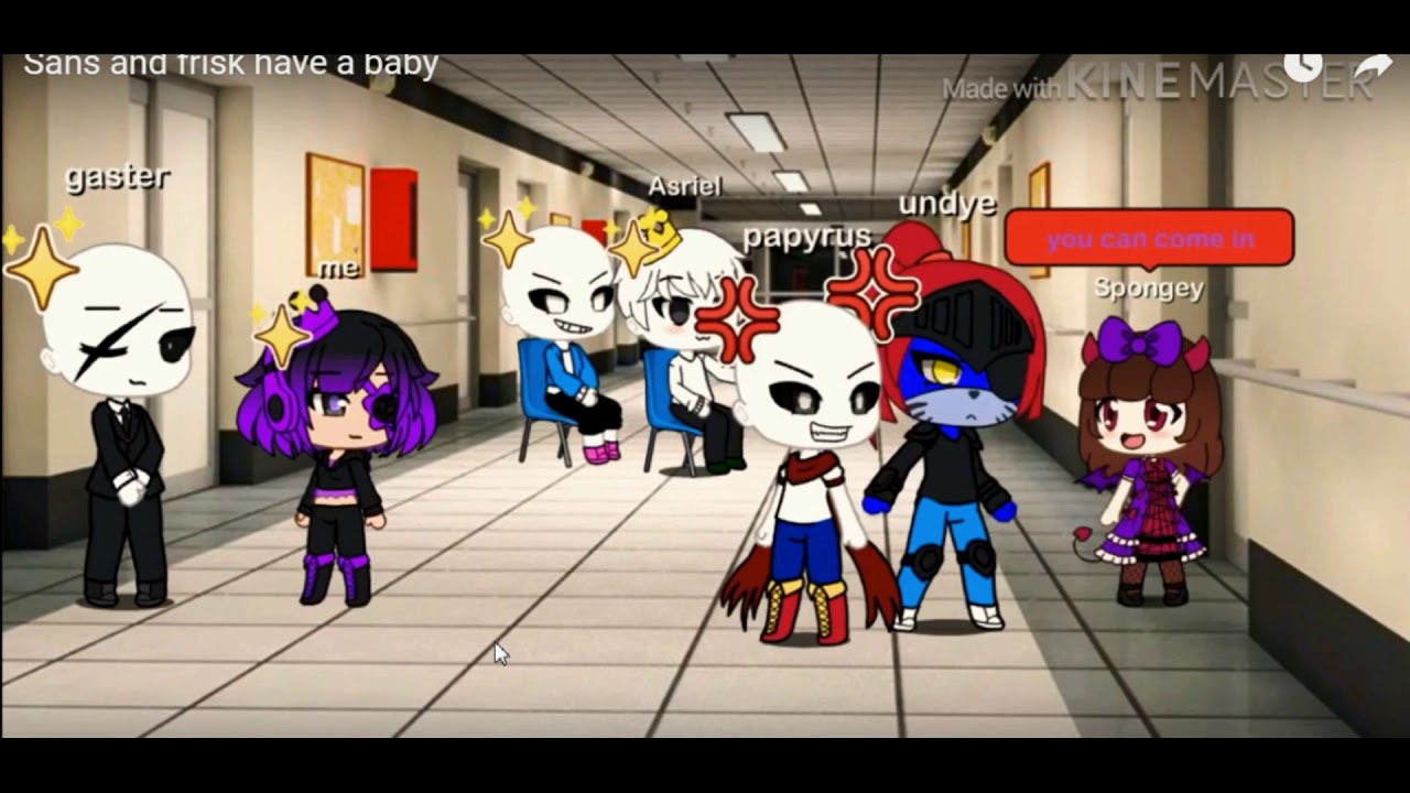 Underlust sans reacts to Frans Cringe - YouTube