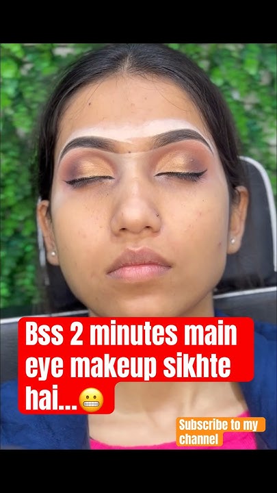 Bss 2 minutes vala eye makeup ….eye makeup || shorts || makeup tutorial ...