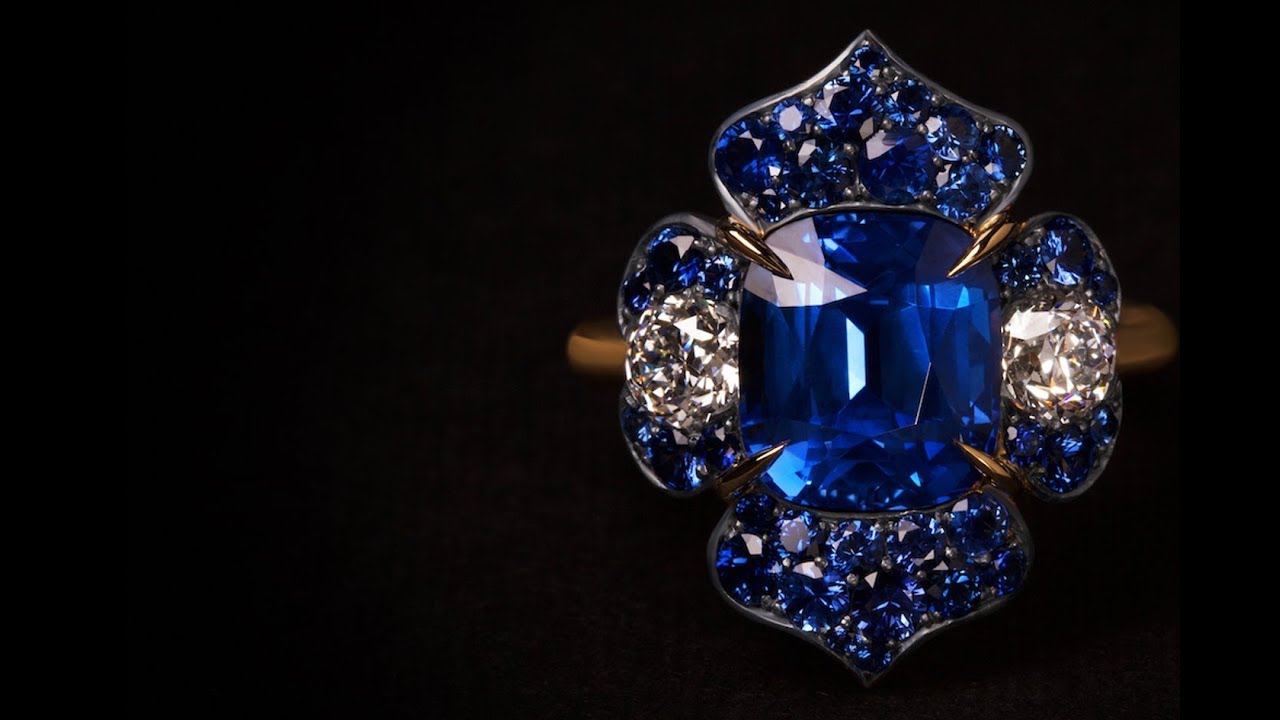Making a Sapphire ring. - YouTube