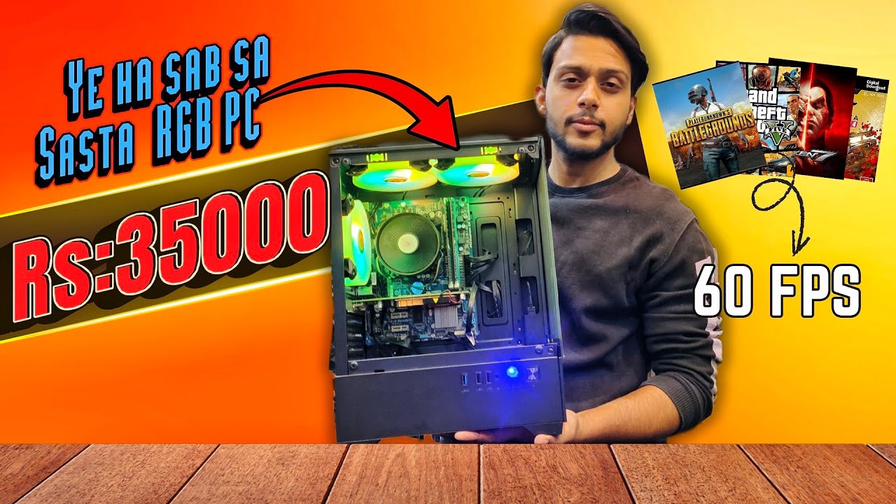 Rgb Gaming pc in Low budget|Rs:35000 Gaming pc|Low budget Rgb Pc in ...