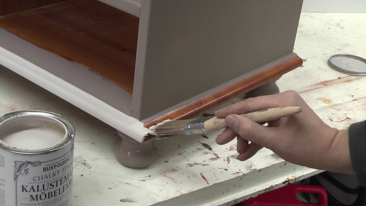 Painting with chalk colours - YouTube