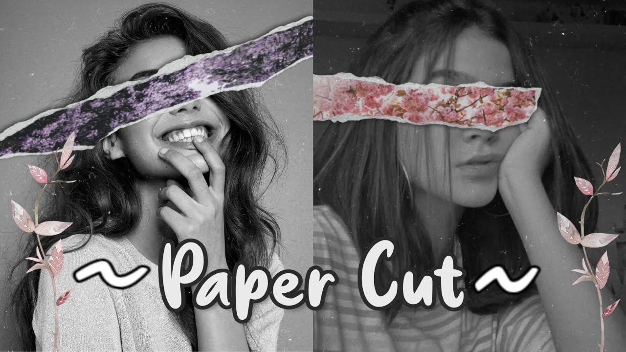 RIPPED PAPER CUT EDITING🌾 || PICSART TUTORIAL🇮🇩 - YouTube