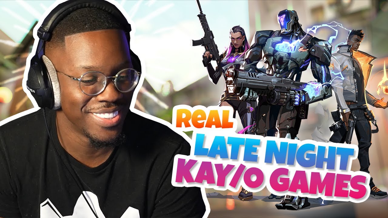 The REAL KAY/O Hangs Out In Late Night VALORANT! - YouTube