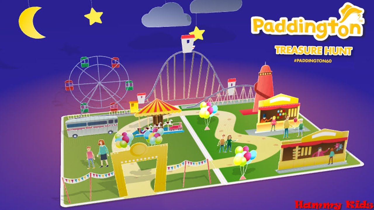 Paddington | Treasure Hunt | Paddington Fun Fair Memory | Paddington 60 ...