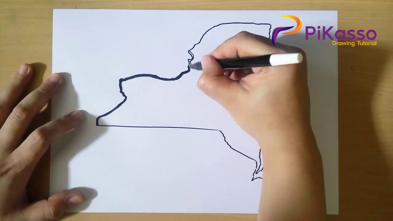 How to Draw New York Maps - YouTube