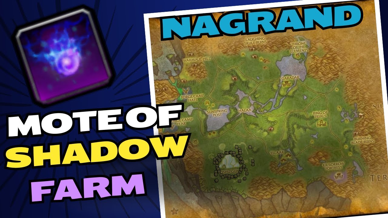 Mote of Shadow Farm Retail WoW - YouTube