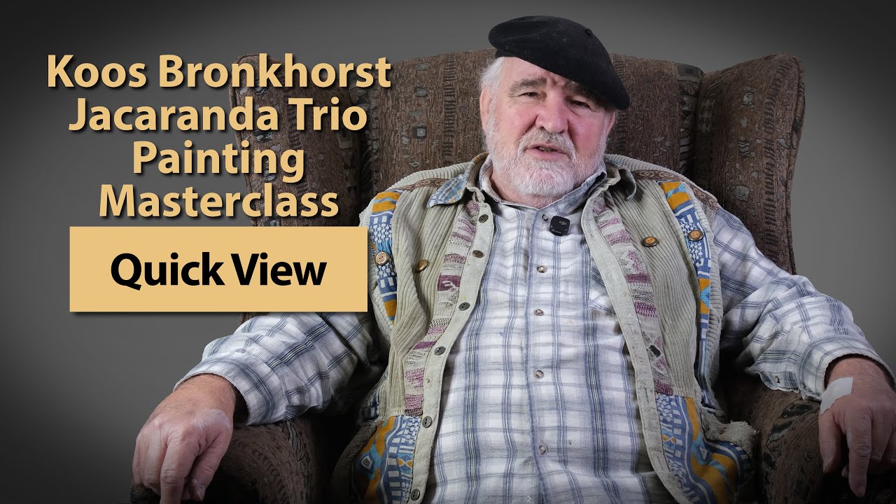 Koos Bronkhorst's Jacaranda Trio tutorial sped-up quick view version ...