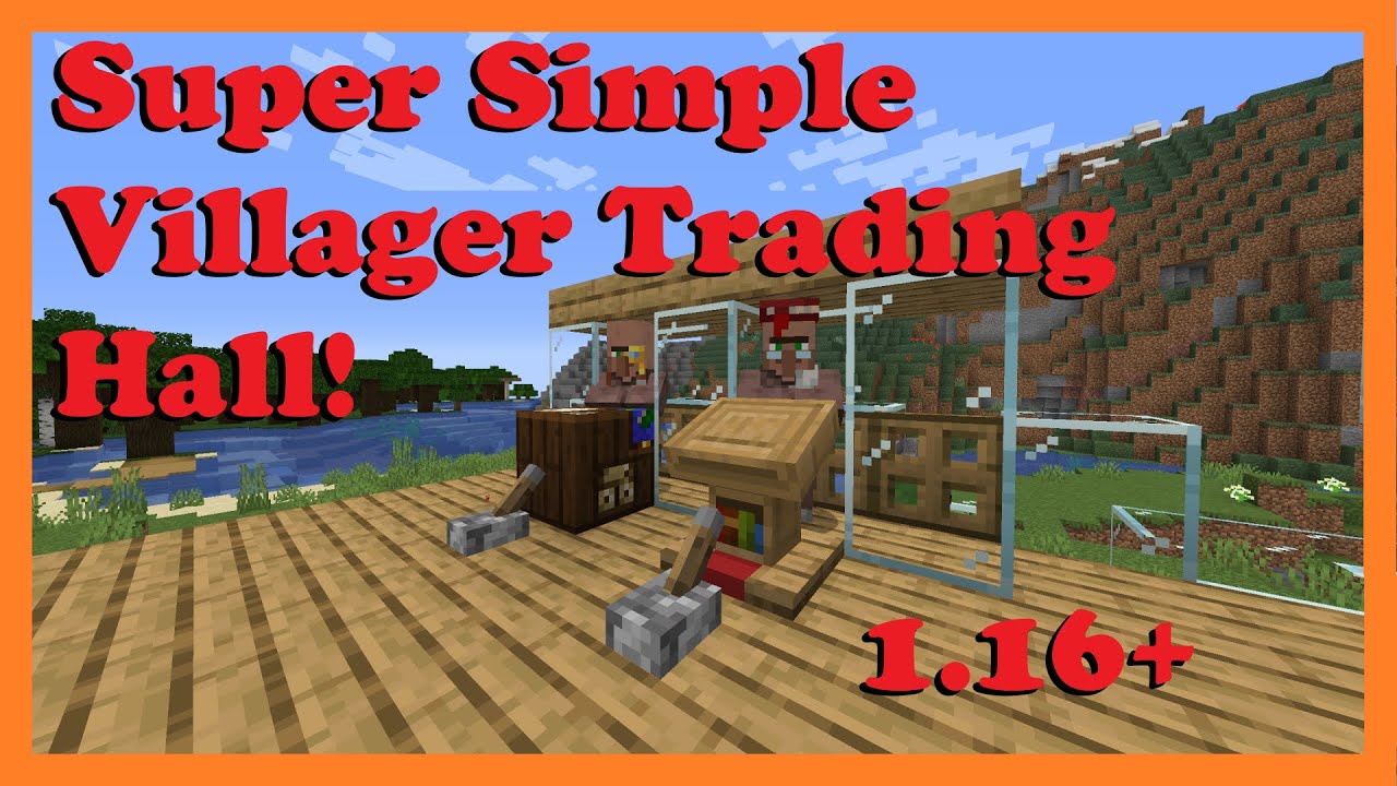 Super Simple Villager Trading Hall [1.16+] - YouTube