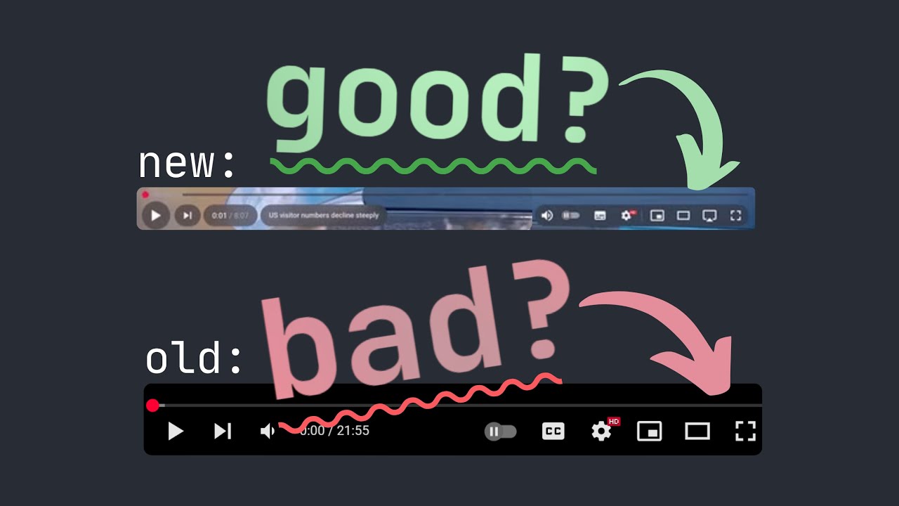 YouTube is CHANGING their web-player UI... let's analyze it - YouTube