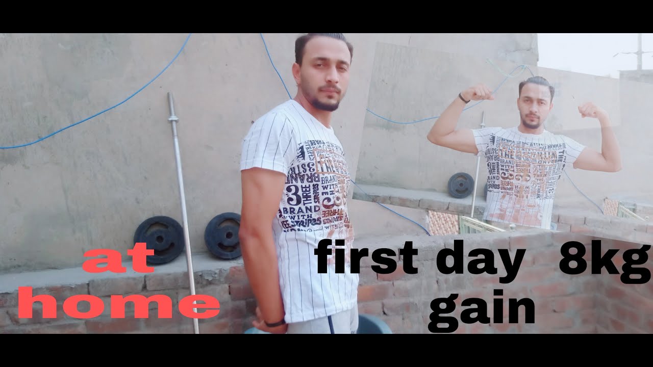 FIRST DAY HOW TO GAIN WAIT 10 KG IN 15 DAYS !AFNANALI FITNESS - YouTube