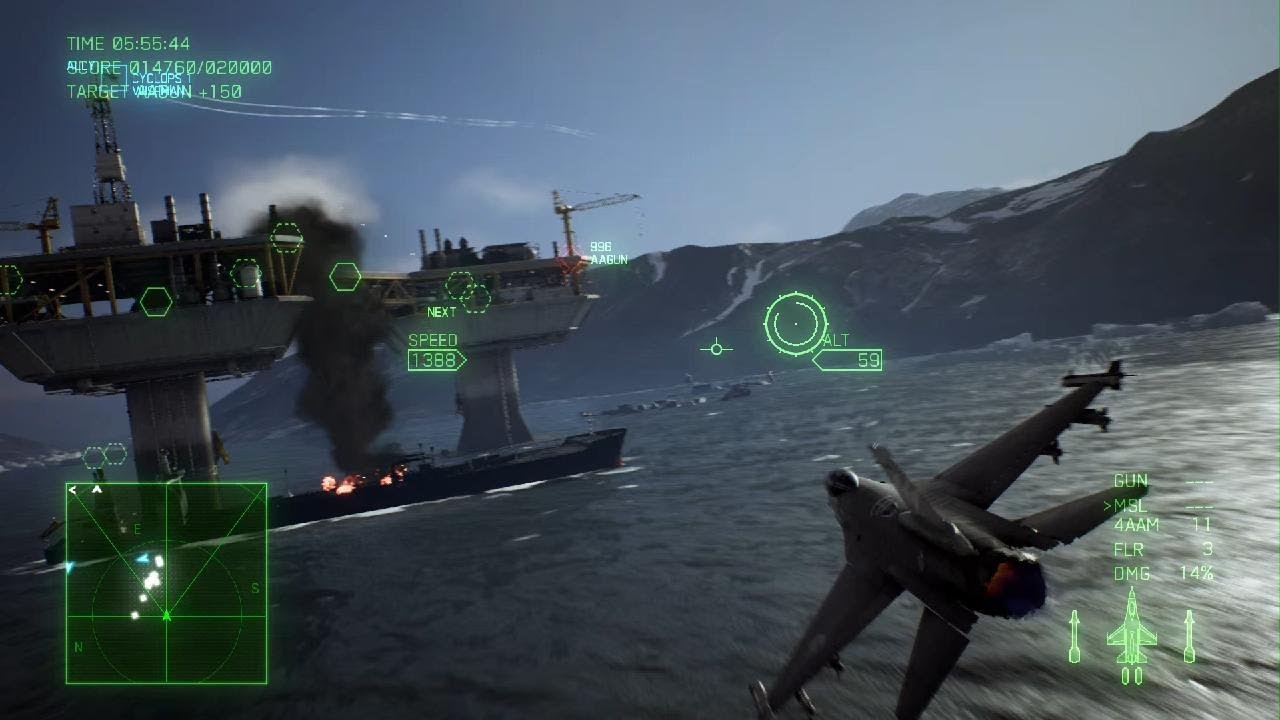 ACE COMBAT 7: SKIES UNKNOWN_ Nice Kill Streak - YouTube