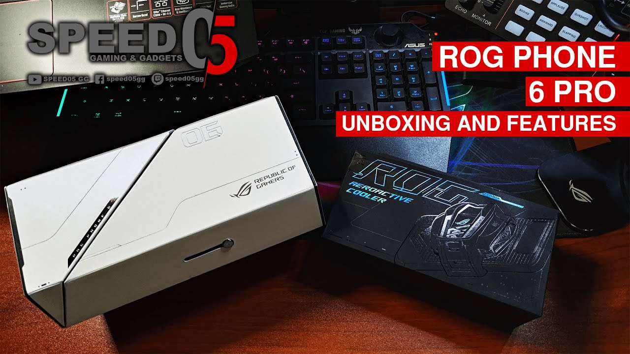 ASUS ROG 6 PRO IS HERE - unboxing and features - YouTube